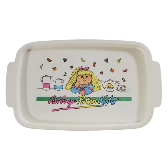 Cabbage Patch Kids | Toys | Vintage Cabbage Patch Small Plastic Tray 99 ...
